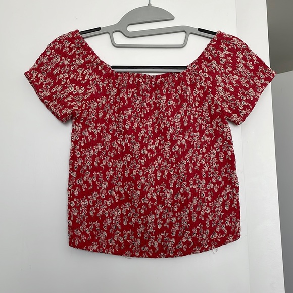 Japna | Tops | Scrunchy Crop Top | Poshmark